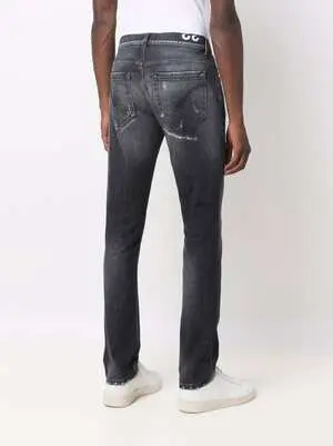 DONDUP Mid-rise Slim Fit Jeans - Grey