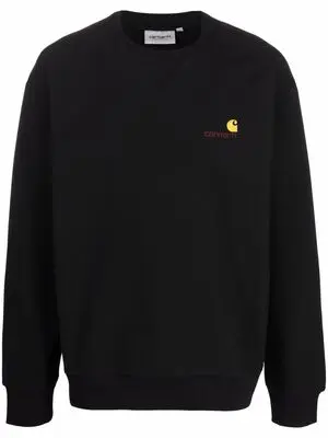 Carhartt Work In Progress Embroidered-logo Jumper - Black