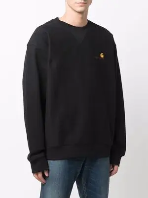 Carhartt Work In Progress Embroidered-logo Jumper - Black