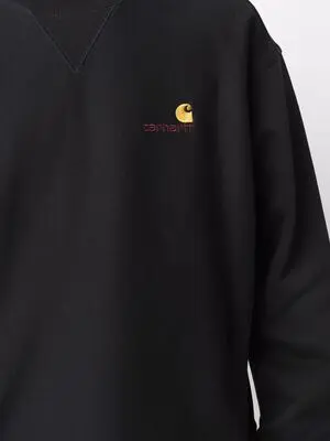 Carhartt Work In Progress Embroidered-logo Jumper - Black