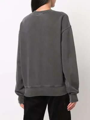 Carhartt Work In Progress Cotton Logo Patch Sweatshirt - Black