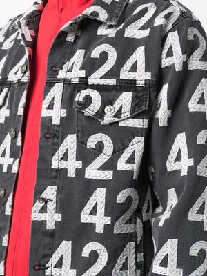 424 Logo-print Denim Jacket