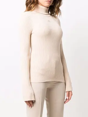 COURREGES Roll-neck Knit Jumper