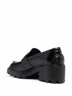 TOD'S Logo-plaque 60mm Loafers - Black