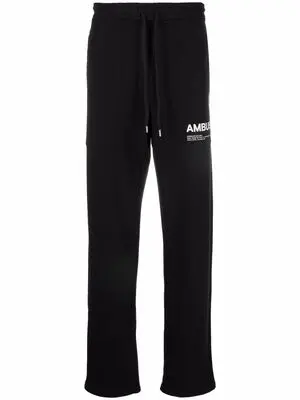 AMBUSH Logo-print Track Pants - Black