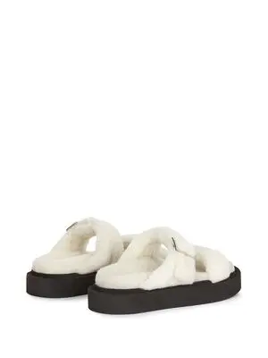 GIUSEPPE ZANOTTI Jolanda Winter Open-toe Sandals - White