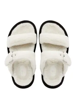 GIUSEPPE ZANOTTI Jolanda Winter Open-toe Sandals - White