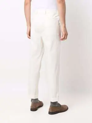 Brunello Cucinelli Cropped Straight-leg Trousers