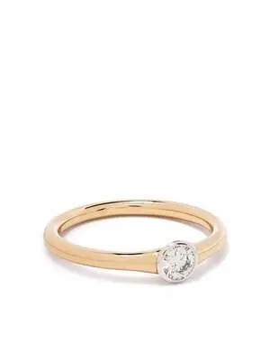 COURBET 18kt Recycled Rose Laboratory-grown Diamond Ring - Gold