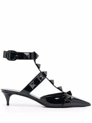 Valentino Garavani Roman Stud Low-heeled Pumps