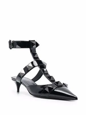 Valentino Garavani Roman Stud Low-heeled Pumps