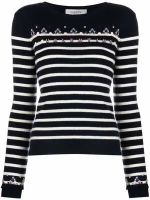 Valentino Garavani Embroidered Logo Jumper