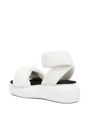 Armani Exchange Chunky-sole Woven Sandals