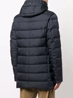 Herno Quilted Down Padded Coat - Blue