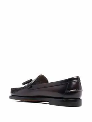 SEBAGO Tassel-detail Leather Penny Loafers - Red