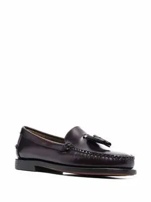 SEBAGO Tassel-detail Leather Penny Loafers - Red