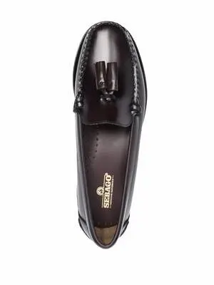 SEBAGO Tassel-detail Leather Penny Loafers - Red