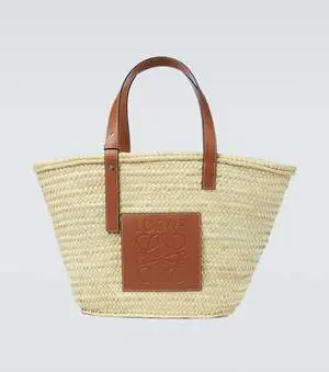 Loewe Large Raffia Tote Bag - Neutrals