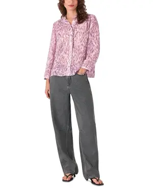 Whistles Leopard Pleat Shirt