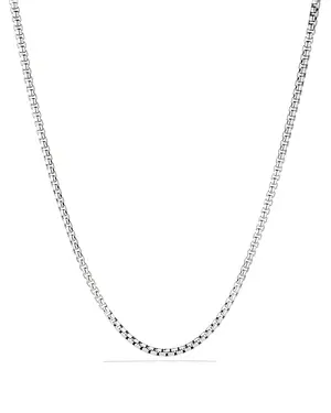 David Yurman Extra Large Box Chain Necklace - Silver