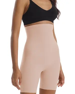 Commando Classic Control High-waisted Shorts - Beige
