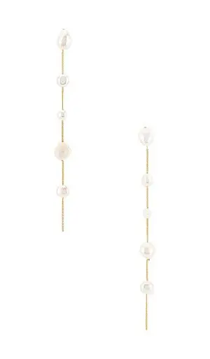 Cult Gaia Gold Tone Earrings