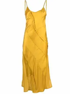 DIESEL® Mid-length Slip Dress - Yellow