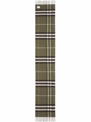 Burberry Reversible Check-monogram Scarf - Green