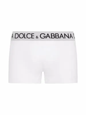 Dolce & Gabbana Logo-waistband Boxer Briefs - White