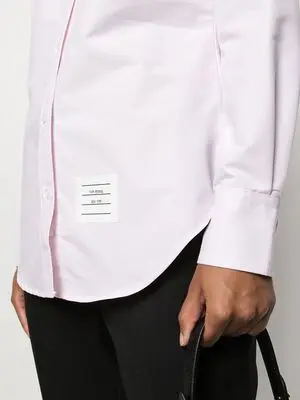 Thom Browne Tonal 4-bar Button-down Shirt
