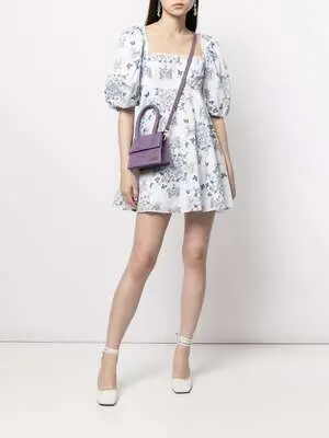 MACGRAW Vienna Porcelain Print Dress