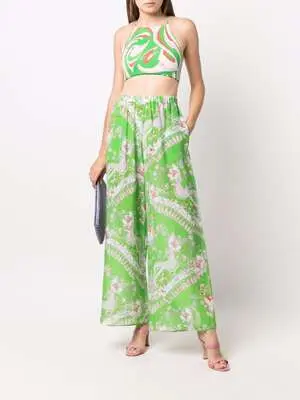 Emilio Pucci Vortici Print Bikini Top