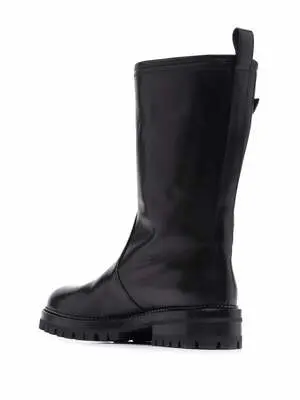 Versace Safety Pin Mid-calf Boots