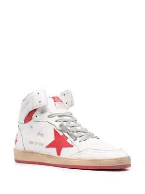 GOLDEN GOOSE Sky-star High-top Sneakers - White