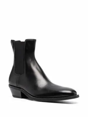 TOD'S Western Ankle Boots - Black