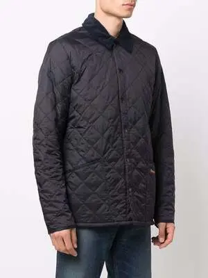 Barbour Liddesdale Diamond-quilted Jacket - Blue