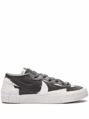 Nike X Sacai Blazer Low Sneakers - Grey