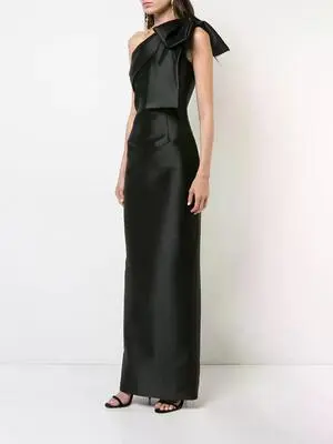 Sachin & Babi Bonnie Fitted Gown - Black