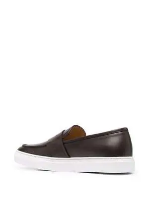 SCAROSSO Alberto Leather Penny Loafers