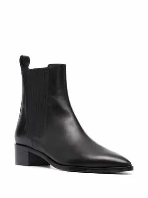 SCAROSSO Olivia Leather Chelsea Boots