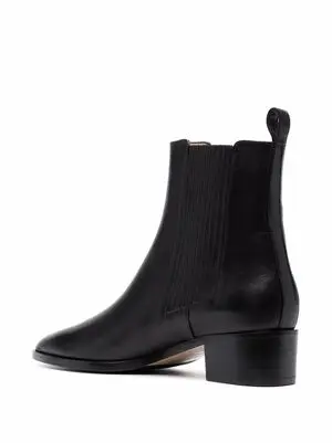SCAROSSO Olivia Leather Chelsea Boots