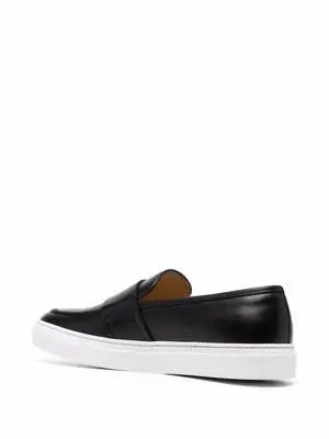 SCAROSSO Alberto Penny Loafers - Black