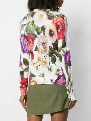 Dolce & Gabbana Floral Print Sweater