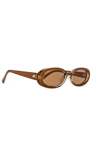 Le Specs Outta Love Sunglasses - Caramel