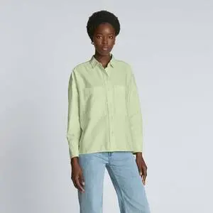 Everlane Boxy Oxford Shirt - Seafoam Green
