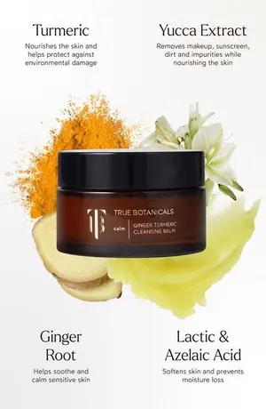 True Botanicals Ginger Turmeric Makeup Removing Cleansing Balm