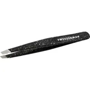TWEEZERMAN Dusted Slant Tweezer - Onyx
