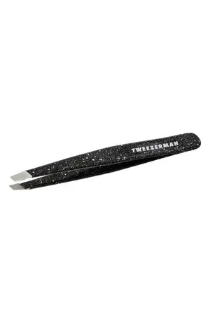 TWEEZERMAN Dusted Slant Tweezer - Onyx