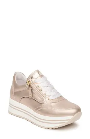 NEROGIARDINI Side Zip Platform Sneaker