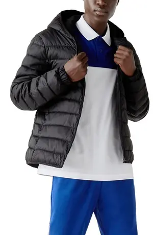 Lacoste Water Resistant Puffer Jacket